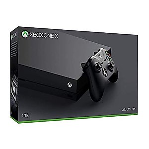 Microsoft Xbox One X 1TB Console with Wireless Controller: Enhanced, HDR, Native 4K, Ultra HD (2017 Model) (Renewed)