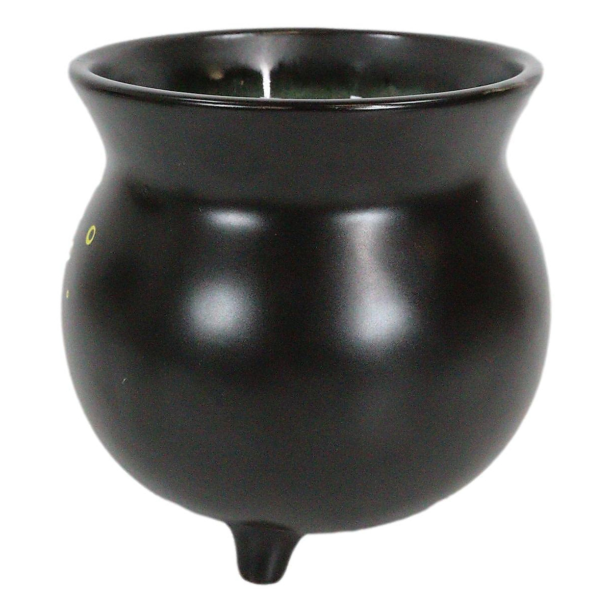 Ebros Wicca Witch's Brew Alchemy And Magic Potion Reduction Fired Porcelain Cauldron Shaped Bowl Or Large Mug 32oz With Handle Hot Cocoa Coffee Tea Cereal Soup Mugs Bowls Occult Witchcraft