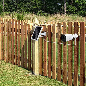 UYODM Solar Panel Compatible with eufyCam 2C/2C Pro/2/2 Pro/E20/E40/E Micro USB, Built-in 2200mAh Battery IP66 Weatherproof &11.5Ft Power Cable, Aluminum Alloy Adjustable Wall Mount 3Pack