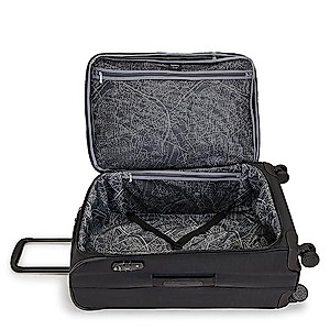 Kipling New Youri Spin Medium 4 Wheeled Rolling Luggage Black Noir