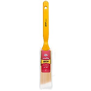 Wooster Brush Q3208-1 Softip Angle Sash Paintbrush, 1-Inch , White