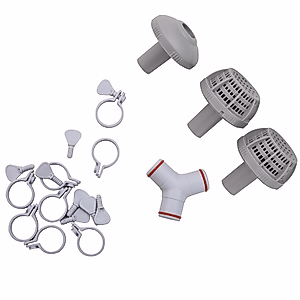 Outsunny 14' x 10' x 3' Above Ground Swimming Pool, Non-Inflatable Rectangular Steel Frame Pool with Filter Pump, Safety Ladder for 1-6 People, Gray