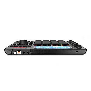 Akai Professional MPC Studio Black | Ultra-Portable MPC With MPC Software (Download), USB Power, LCD Screen, Touch Sensitive Encoders, Brushed Aluminium Body & Data Dial