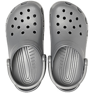 Crocs Unisex-Adult Classic Clogs (Best Sellers), Slate Grey, 9 Men/11 Women