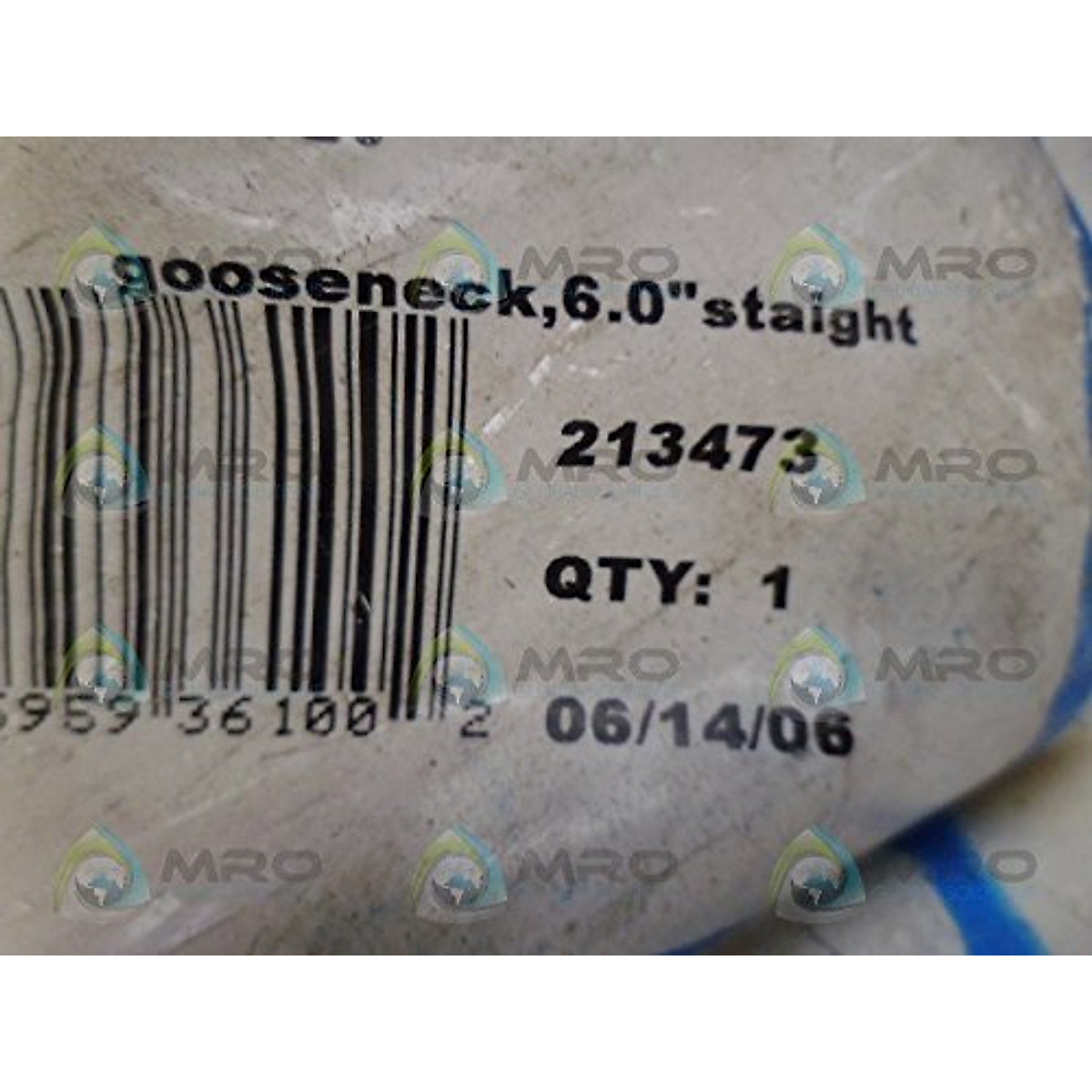 Miller 213473 Gooseneck 6 Inch Straight Less Insulators