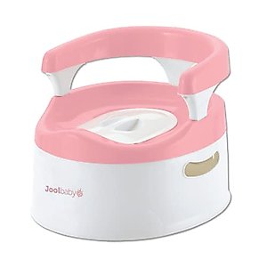 Child Potty Training Chair for Girls (Pink), Handles & Splash Guard - Comfortable Seat for Toddler - Jool Baby