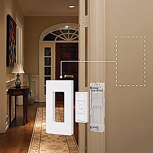 Lutron Caséta Smart Lighting Lamp Dimmer and Pico Smart Remote Kit, with Pico Wall Plate Bracket