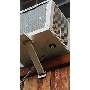 Window Air Conditioner Drain Kit Drip Hose AC Condensate Drain Line Simple Screw in Adapter Connector Complete Kit with Pre-Installed O Rings Washer and Clear Tubing Included (10ft Mini Kit)