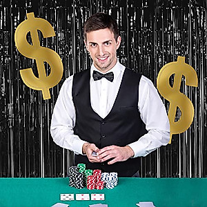 Beistle $ Silhouettes Party Decorations, 16", Gold/White