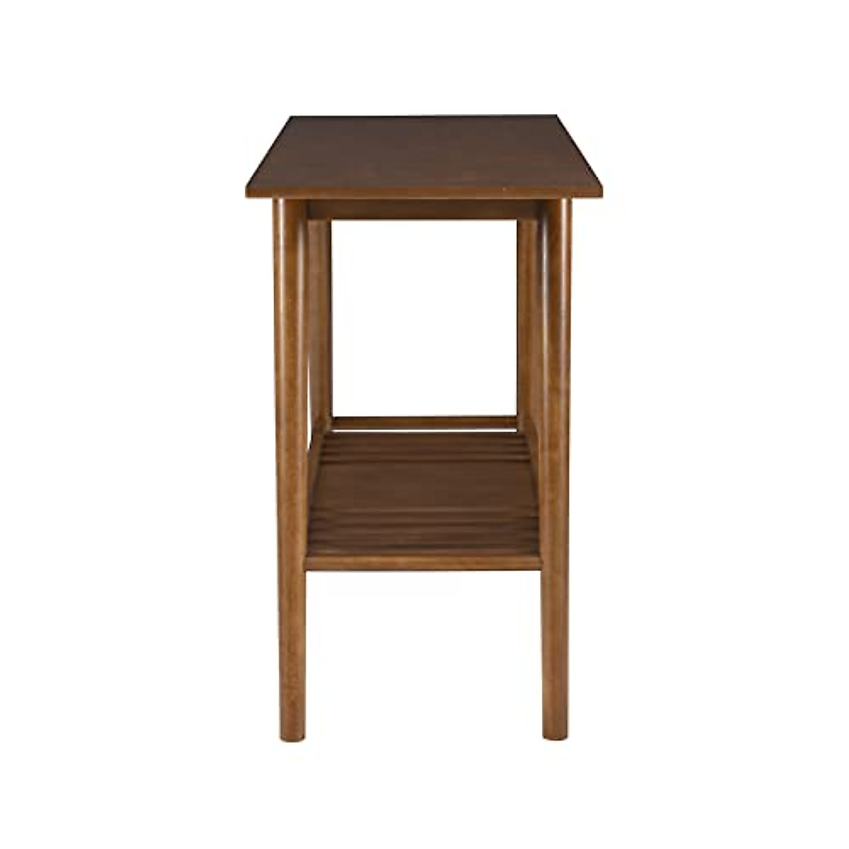 Linon Melissa Mid-Century Walnut Console Table, Medium