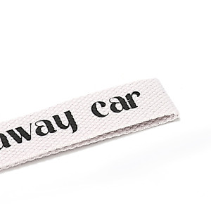 ASVP Shop Getaway Car - Canvas Keychain Key Fob Lanyard Soft Fabric Wristlet
