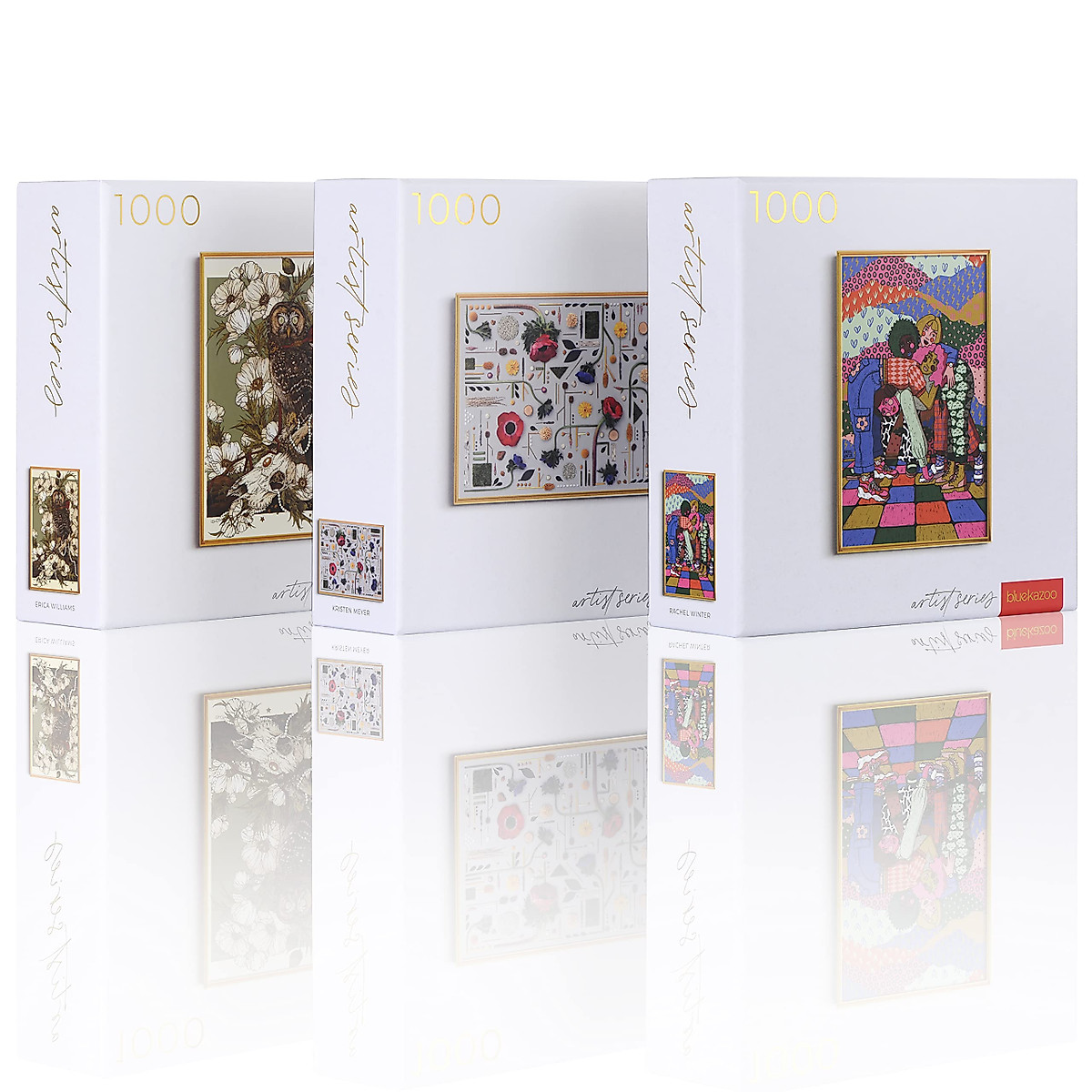 Blue Kazoo The Artist Series - Artfully Designed 1,000-Piece Art Jigsaw Puzzles for Adults Crafted with Premium Puzzle Board and Crisp, Vibrant, and High-Res Imagery