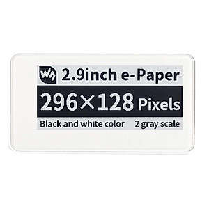 Waveshare 2.9inch Passive NFC-Powered e-Paper No Battery Required No Messy Wiring Novel Passive NFC Tech Wireless Powering & Data Transfer APP Provided 296×128 Pixel,Black& White Color