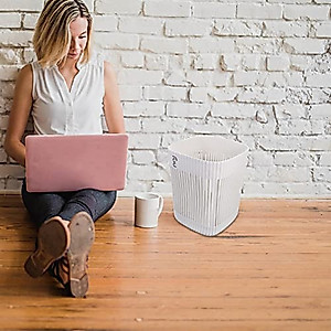 Cabilock Waste Can Waste Paper Basket Wastebasket Garbage Container Bin Recycling Bin for Bathroom Kitchen Home Office