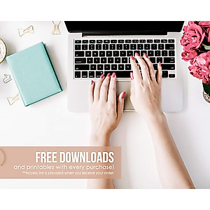 Hill Valley Greetings Classic Gifts Baby Stationary Paper - 60 Sheets - Great for Baby Shower Invitations, Announcements, Letters, Thank You (Pink)