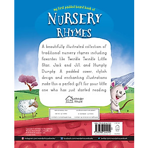 Nursery Rhymes Board Book: Illustrated Classic Nursery Rhymes (My First Book series)