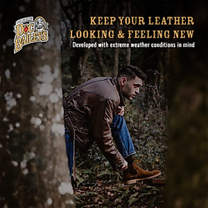 Doc Baileys Clear Leather Cleaner and Conditioner - Waterproof Fine Leather Softener for Boots, Saddles & More - 4oz, 2 Packs