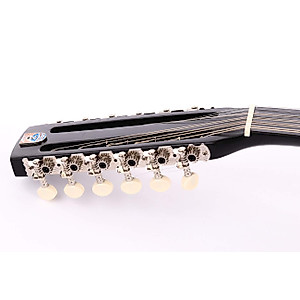 Professional Turkish Cumbus Jumbush Oud Black String Music Instrument