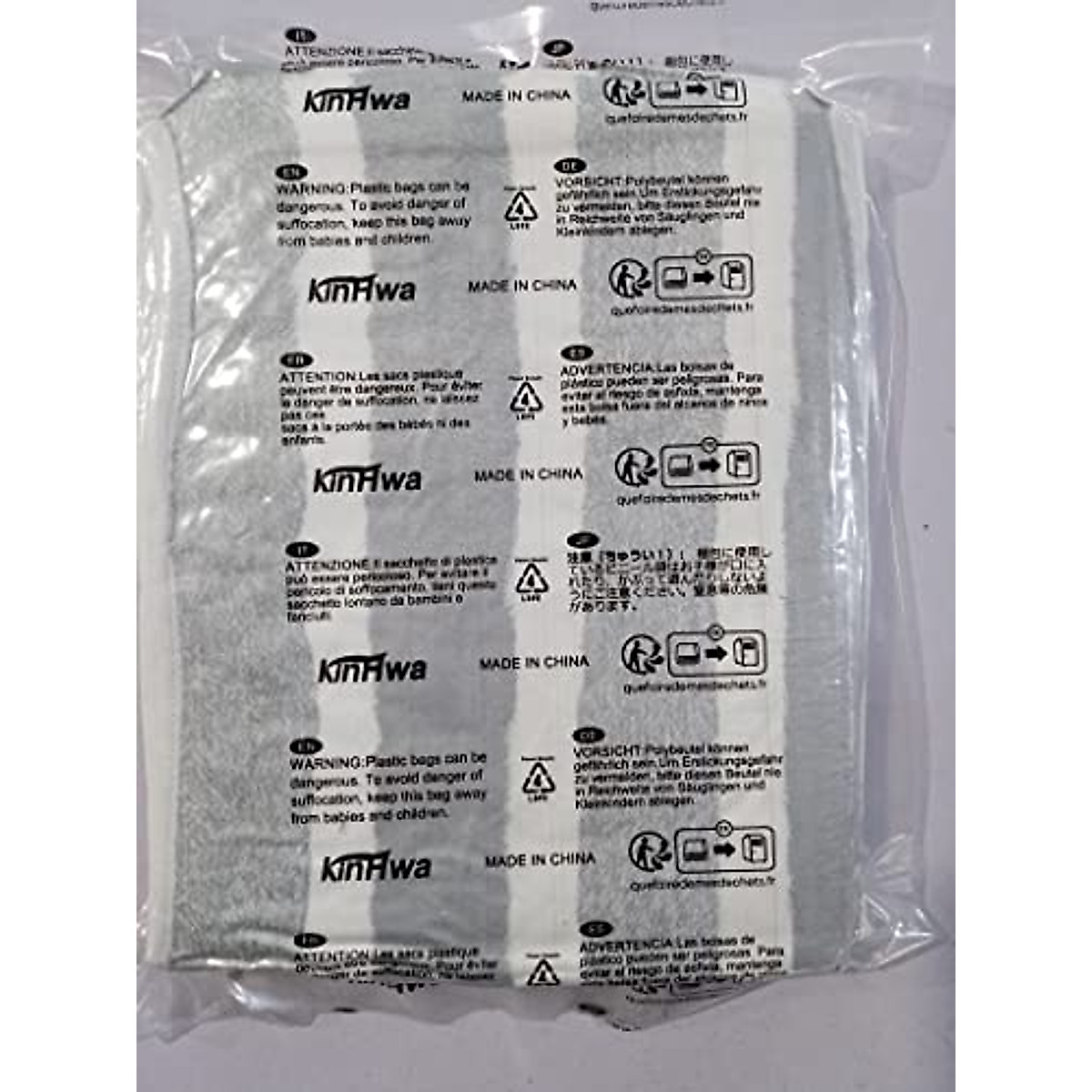 KinHwa Microfiber Hand Towels for Bathroom Soft and Absorbent Face Towels Grey Bathroom Hand Towels for Spa Hair Bath 30inchx16inch 4 Pack