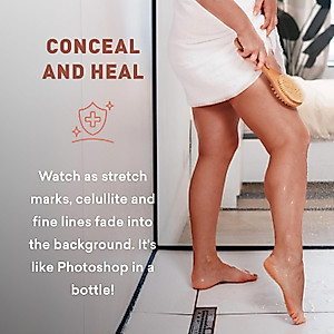 Sunless Tanning Lotion | Anti-Aging Self-Tanner | Body Tanning | Sun Kiss Glow Bronze Finish | Bronzer Lotion For All Skin Types | Just Nutritive | 8 Oz