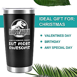 Gifts for Men Father Dad, 20 OZ Wine Tumbler for Him Boyfriend Fiancé, Christmas Stocking Stuffers Valentines Day Awesome Gifts From Daughter or Son Wife for Husband Festival Birthday Funny Presents