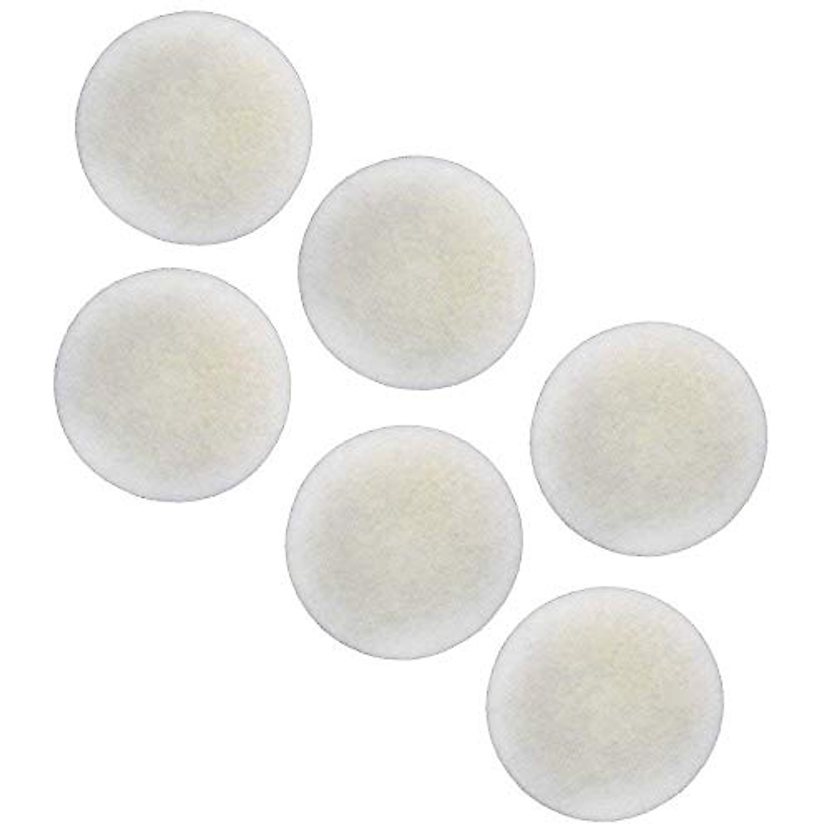 HQRP 6-Pack Fine Media Filter Pad Compatible with Eheim Classic 600 (2217) External Canister Filter; Part # 2616175 Replacement