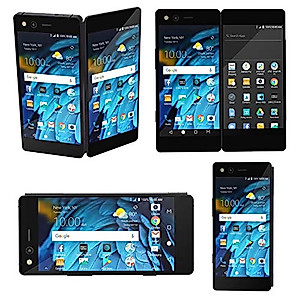 ZTE Axon M Z999 Unlocked GSM Smartphone w/ 20MP Camera and Foldable Dual Screens (for Multi-Tasking) - Carbon Black
