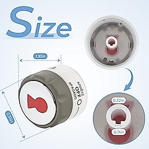 PalpitateC 91538 Control Knobs Compatible with Weber Summit 400/600 Grills Manufactured 2012 and Later, Fit for E-470, E-670, S-460, S-470, S-660, S-670, Lighted Control Knobs Set of 2