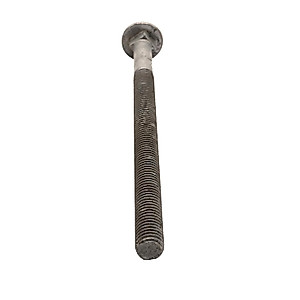 3/8"-16 x 10 Hot Dipped Galvanized Carriage Bolt w/Nuts & Flat Washers, Grade A, 6" of Thread, Quantity 25 - by Fastener Depot, LLC
