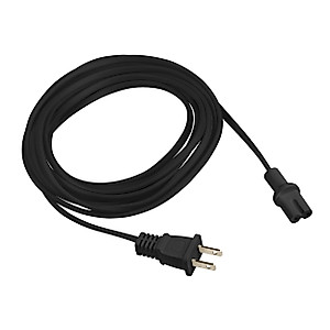 Vebner 12-Foot Power Cord Compatible with Sonos Five, Sonos Play 5, Sonos Beam, Sonos Arc, Sonos Amp, Sonos Playbase, Sonos Sub Gen 3 and Sonos Sub Mini - Black