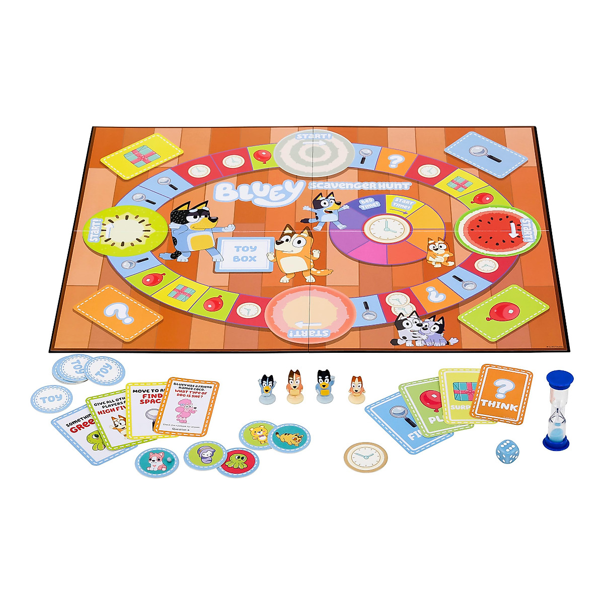 Bluey Scavenger Hunt Game. A Fun Board Game Full of Fun Activities to Perform, Things to Find and Questions to Answer