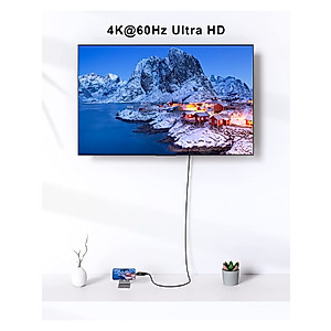 CableCreation USB C to DisplayPort Adapter 4K@60Hz, Male Type C to Female DisplayPort Adapter Compatible with iPhone 16 15 Pro/Promax/Plus, MacBook Pro Air, Steam Deck, iPad Pro, iMac, XPS, Galaxy