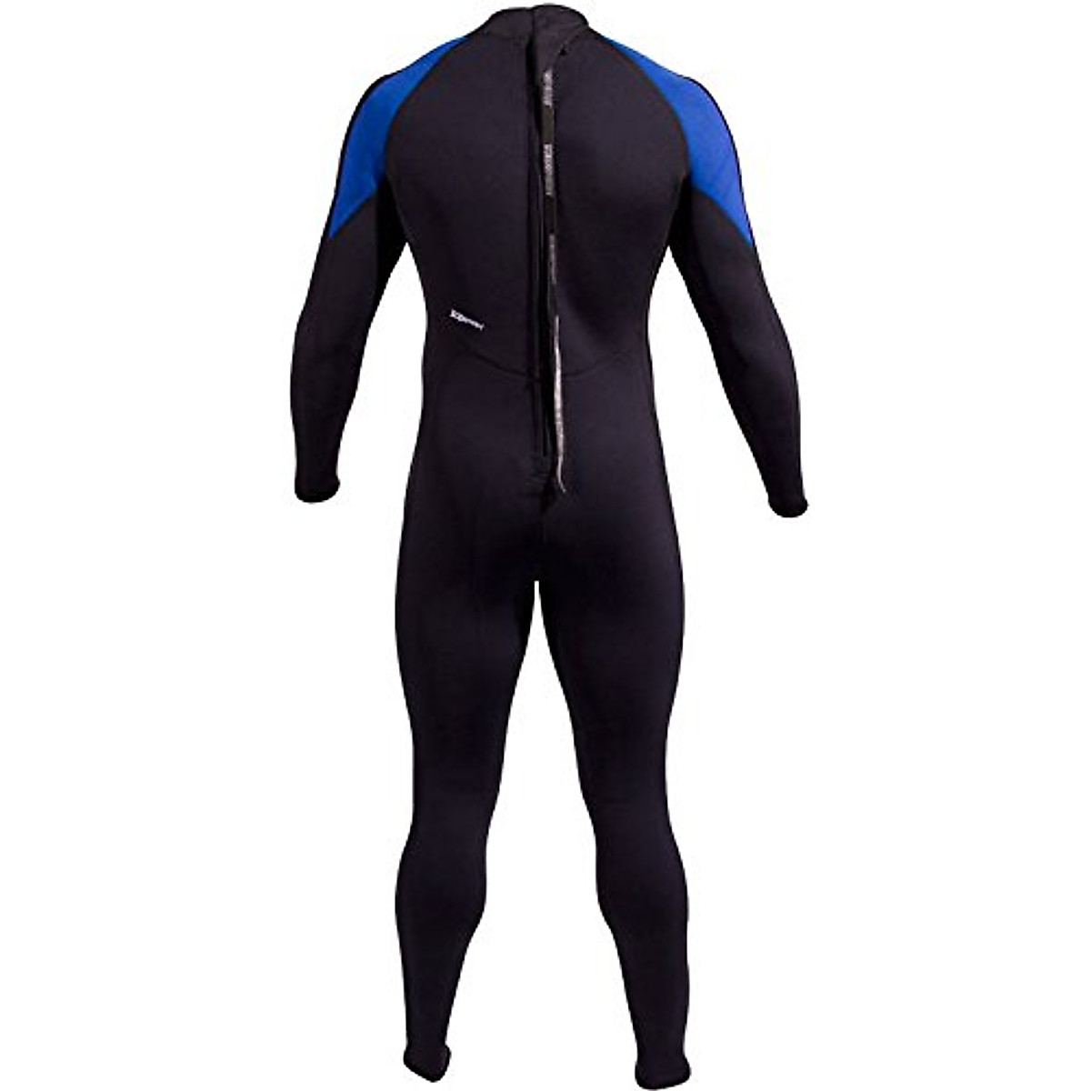 NeoSport Wetsuits Men's XSPAN 7mm Full Jumpsuit, Blue Trim, XXX-Large - Diving, Snorkeling & Wakeboarding