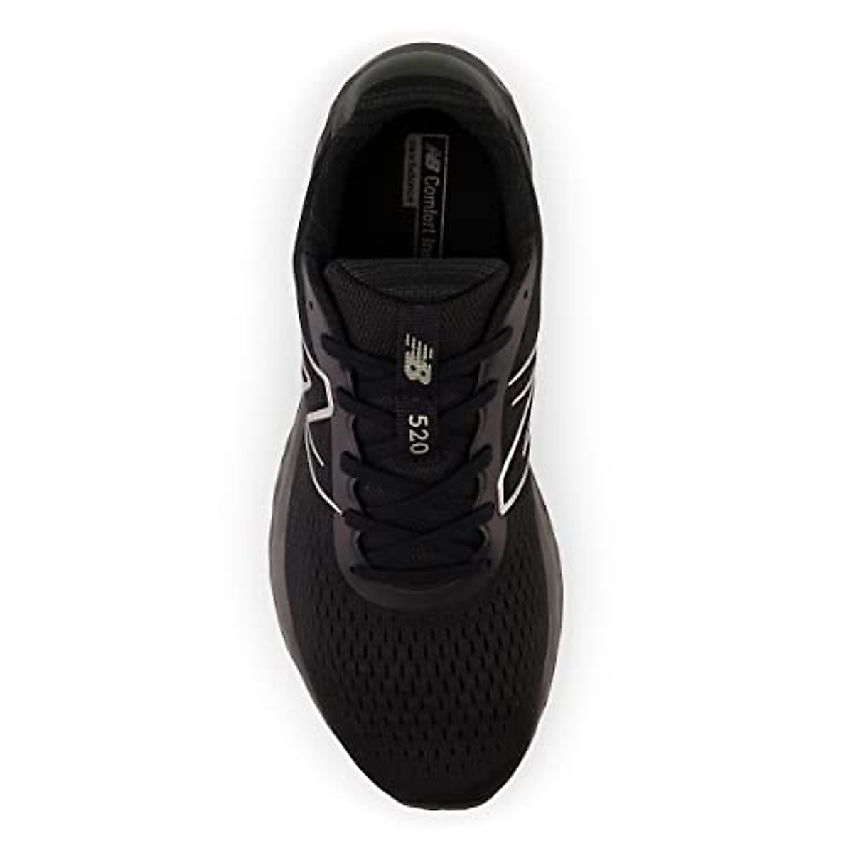 New Balance Men's 520 V8 Running Shoe, Black/Black, 9.5