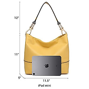 Dasein Hobo Purses Handbags for Women Soft PU Leather Slouchy Shoulder Bags Fashion Top Handle Tote Pocketbook