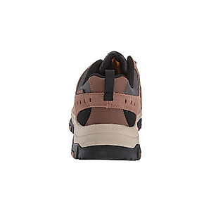 Skechers Men's Greetah Construction Shoe, Brown/Black, 10.5 M US