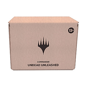 Magic: The Gathering Innistrad: Midnight Hunt Commander Deck – Undead Unleashed (Blue-Black) | Minimal Packaging Version