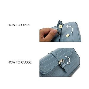 Scarleton Crossbody Bags for Women, Purses for Women, Lightweight Shoulder Bag Purse, Crossbody Bag with 2 Straps, H208761 - Blue