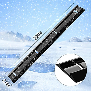 Ameri Exact Replacement Scraper Bars for MTD Snow Throwers - Replaces MTD Part No 731-1033 731-0778 73-017 - Compatible with All 20-Inch and 21-Inch MTD Snow Throwers (2P)