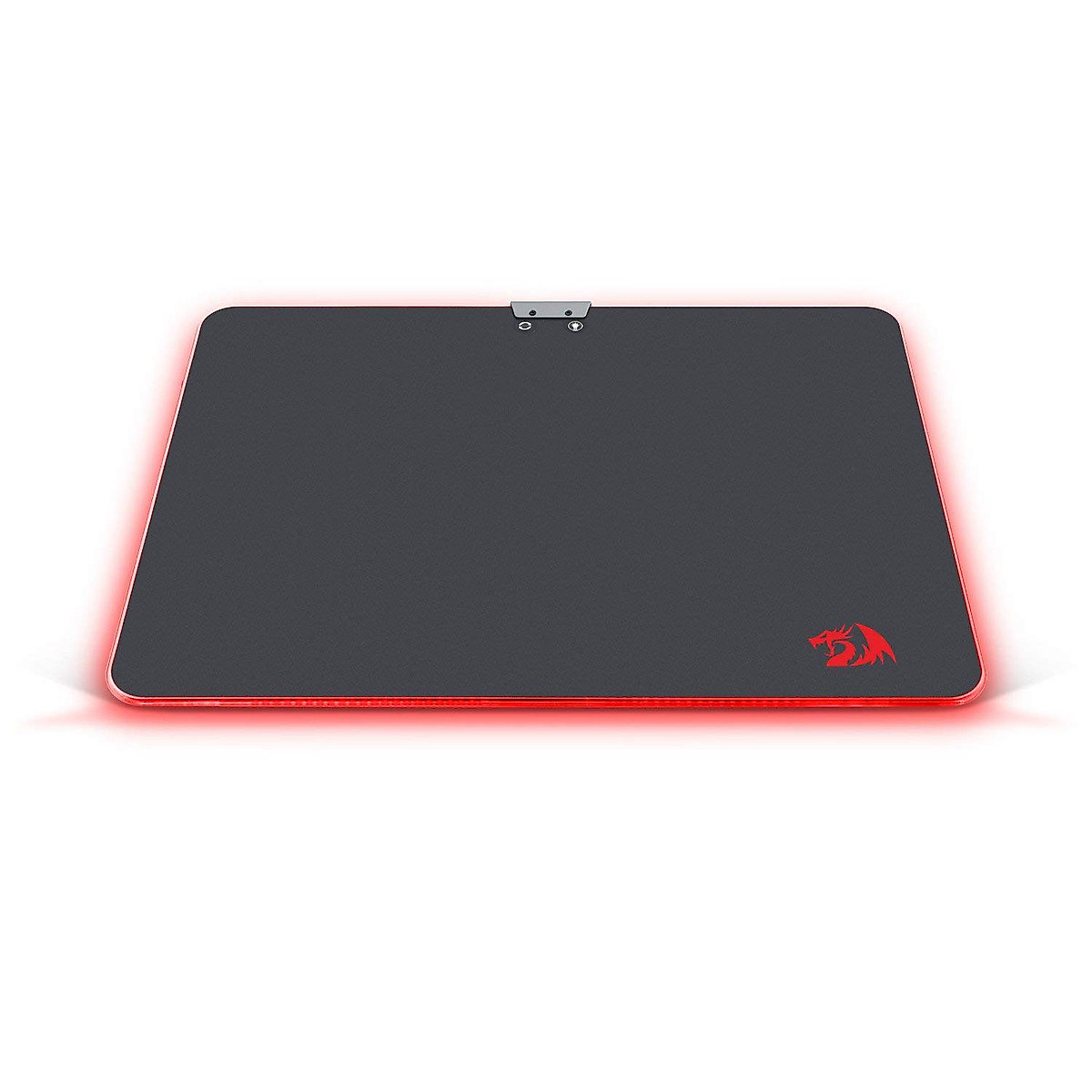 Redragon P010 Gaming Mouse Pad, RGB LED Lighting Effects, Wired, Hard Non-Slip Rubber Low Friction Surface Mouse Mat for MMO Computer Windows PC Gamers (13.8 x 9.8 Inch)