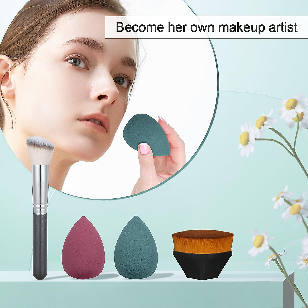 All in One Makeup Kit for Women Full Kit Includes Palette Foundation & Face Primer, Makeup Brush Makeup Sponge, Eyebrow Soap, Winged Eyeliner Stamp 20 Colors Eyeshadow Gift Set for Women, Girls & Teen