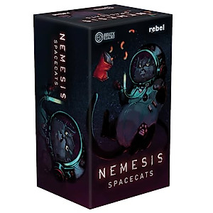 Rebel Studio Nemesis Space Cats Collectible Miniatures - Enhance Your Gameplay with 4 Plastic Cat Miniatures! Ideal for Collectors, Ages 14+, 1-5 Players, 1-2 Hour Playtime, Made