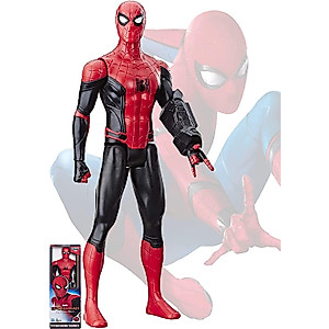 TheAvengers Titan Hero Series Spiderman 12 Inch Action Figure from Movie Far from Home, Multicolor