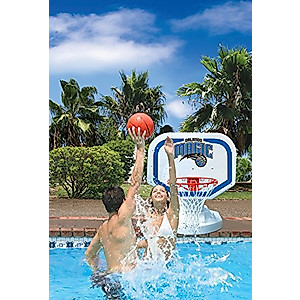 Poolmaster 72922 Orlando Magic NBA USA Competition-Style Poolside Basketball Game