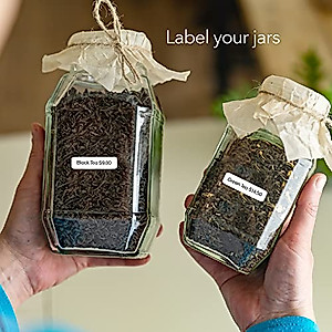 Dartwood Label Maker - Mini Portable Bluetooth Label Printer Machine for Your Home or Office (White)