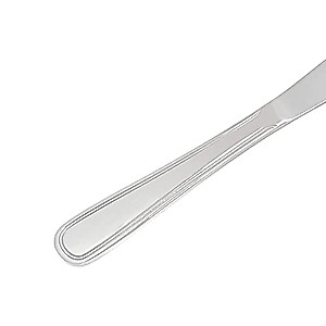 Amazon Basics 20-Piece Stainless Steel Crown Flatware Set, Service for 4, Silver