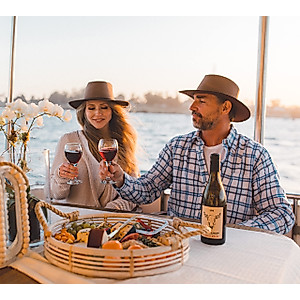 American Hat Makers Summer Hats for Men & Women - Cabana Hat - Beach & Golf Hats Walnut