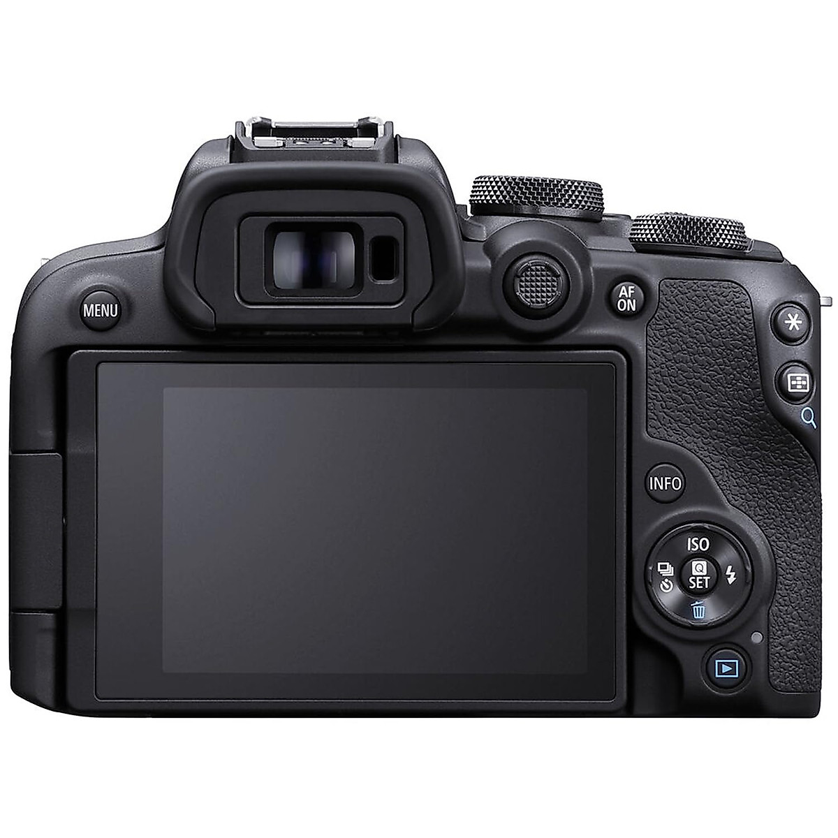 Canon EOS R10 Mirrorless Camera (Body Only) + 2pc 64GB Memory Cards + EOS R Adapter + Spare Battery + Tripod + Case & More (Renewed)