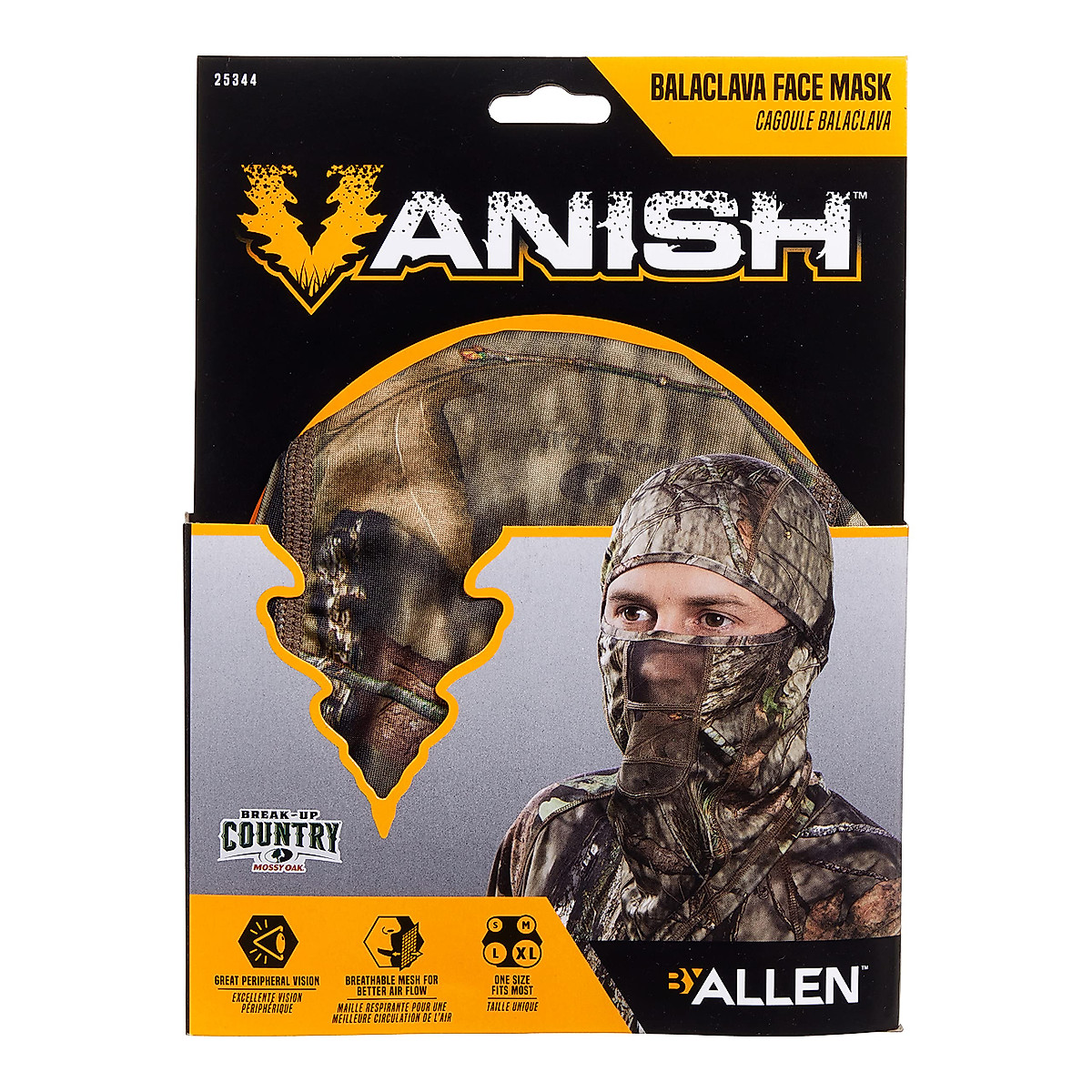 Allen Company Vanish Unisex Camo Balaclava - Hunting Face Cover - Ideal Hunting Gear for Men and Women - Mossy Oak Break-up Country