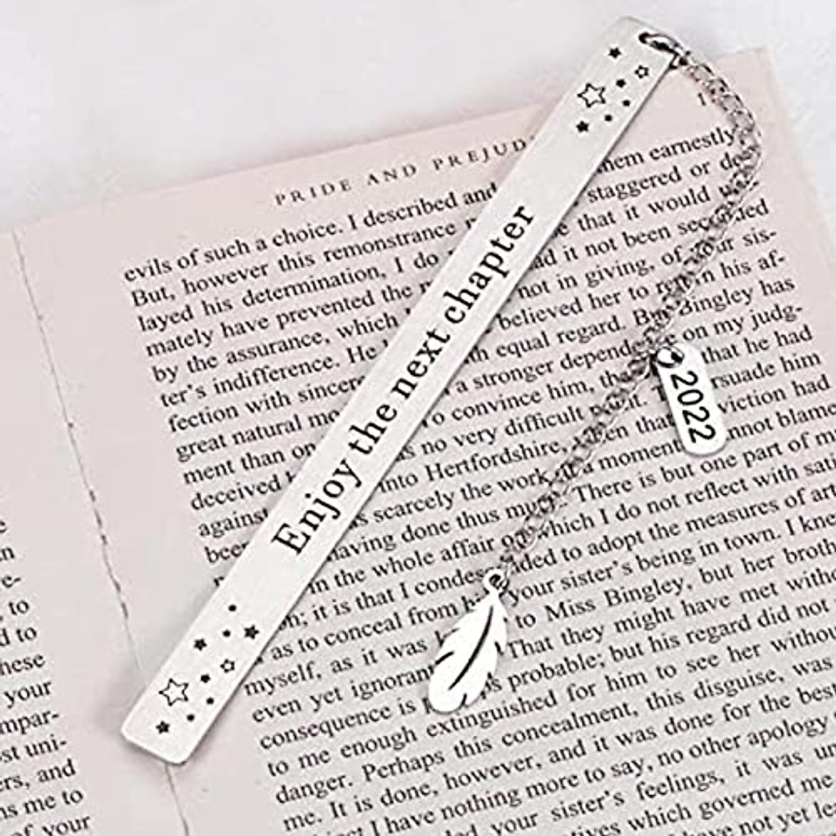 WAITLOVER Enjoy The Next Chapter Bookmark for Book Lovers Coworkers Going Away Leaving of Gifts O6A5 2022 Graduation for Class Gifts